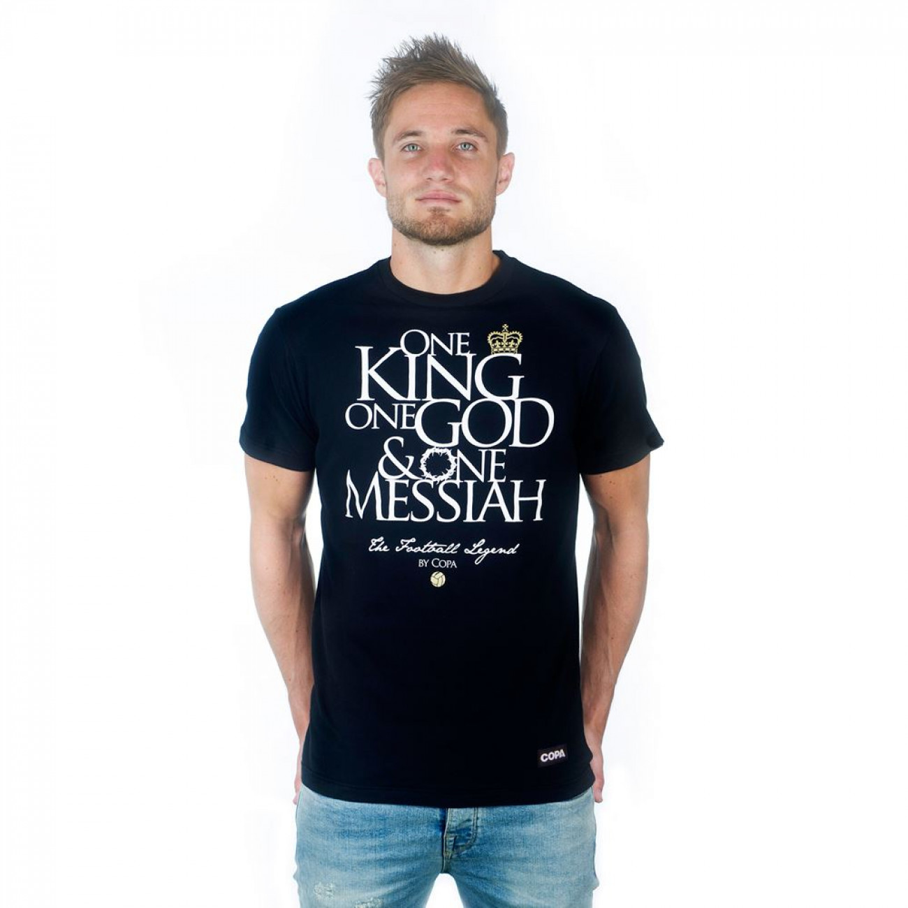 Messiah T-Shirt | Black | Retrofootball®